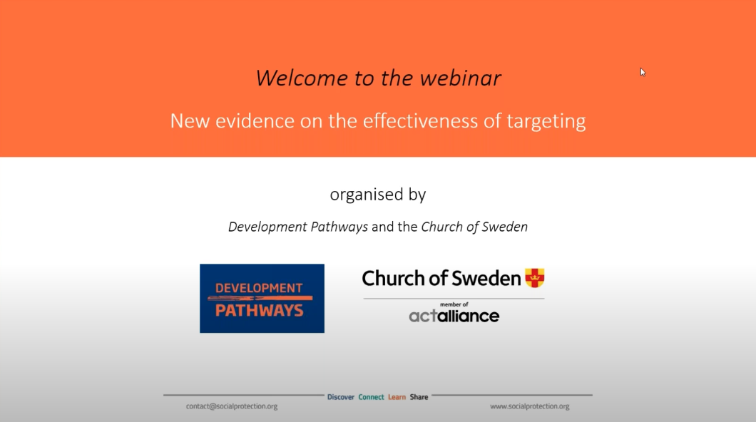 New evidence on the effectiveness of targeting - Development Pathways